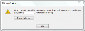 What You Should Do When Word Document Denies to Open