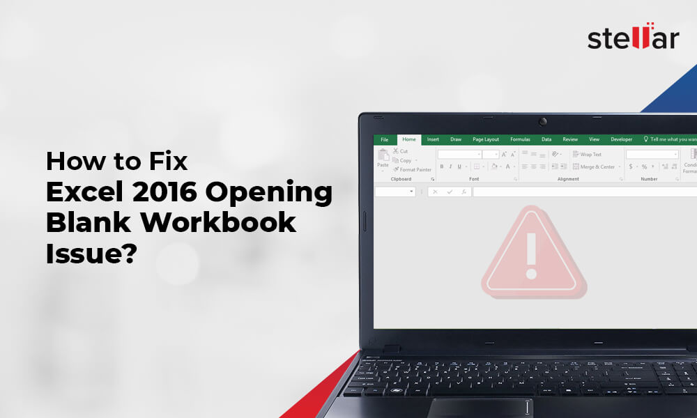 How to fix Excel 2016 opening blank workbook issue How to fix Excel 2016 opening blank workbook issue