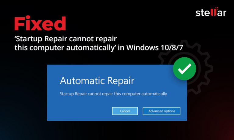 Fixed 'Startup Repair Cannot Repair this Computer Automatically' Error ... Fixed 'Startup Repair Cannot Repair this Computer Automatically' Error ...