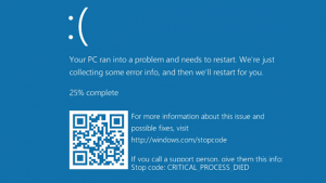 Fix Critical Process Died Error in Windows 10
