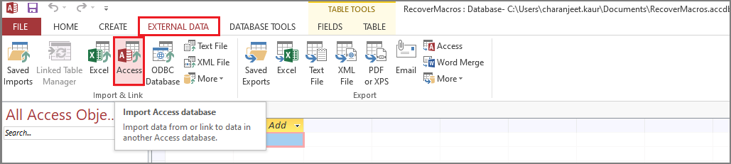 How To Repair Corrupt Macros In Access