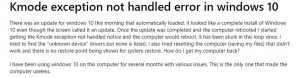Fix KMODE_EXCEPTION_NOT_HANDLED BSOD Error [Complete Tested Solutions ...