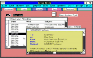 History of IBM Lotus Notes to HCL Notes