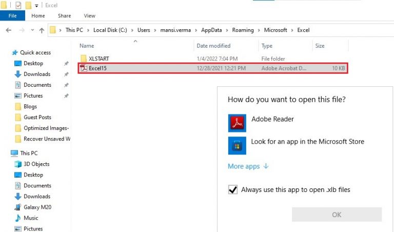 4 Quick Ways To Recover Unsaved Excel File On Windows