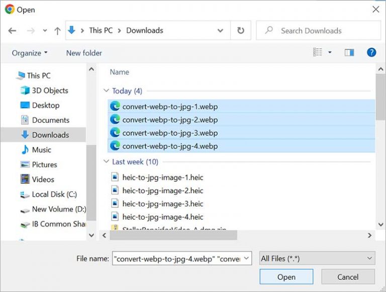 How To Convert A Picture To Jpg Or Another Image Type Stellar