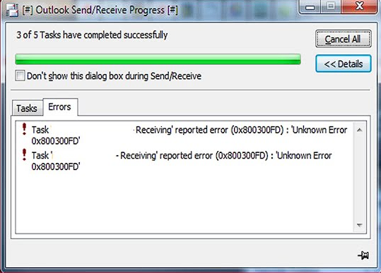 How to Resolve Outlook Error 0x800300fd? How to Resolve Outlook Error 0x800300fd?