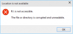 [Solved] File or Directory is Corrupted and Unreadable Error