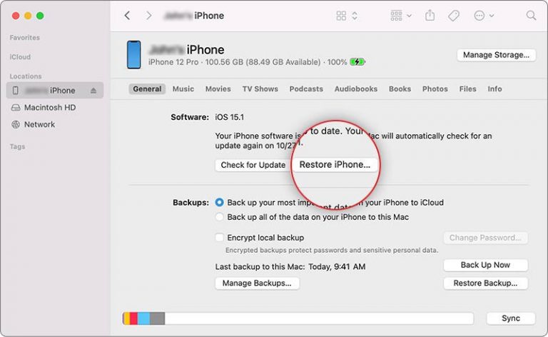 How to fix iPhone Turned itself Off and Restart?