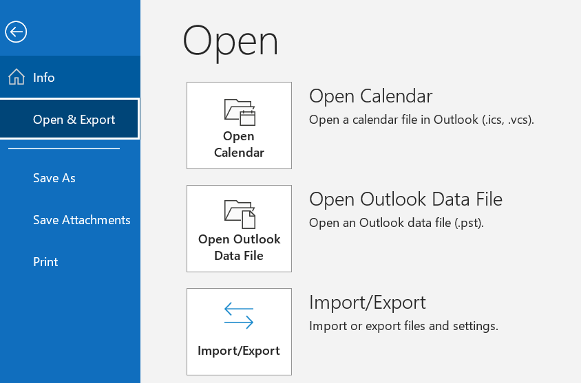 How to Use Import Export Wizard to Split Outlook PST File?