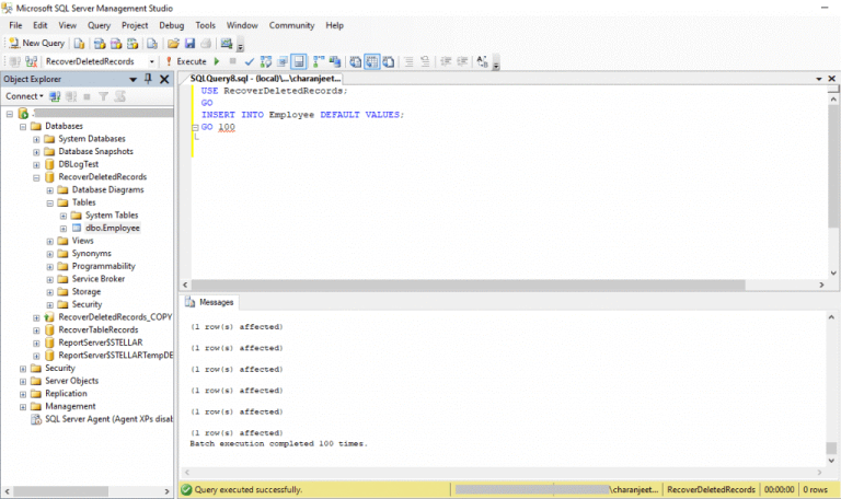 How to Recover Deleted Table Records in SQL Server?
