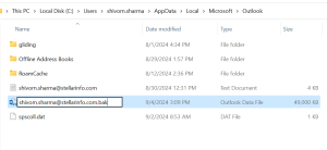Fix Microsoft Outlook Cannot Access the Specified Folder Location