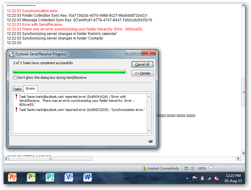 How to Fix Limited Connectivity in Outlook