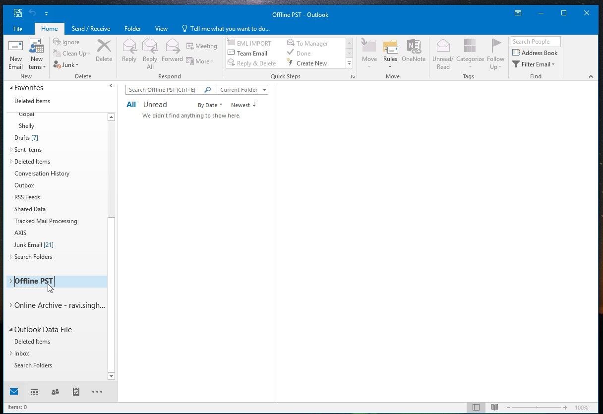 Fix Microsoft Outlook error message: 'Mailbox size limit exceeded'