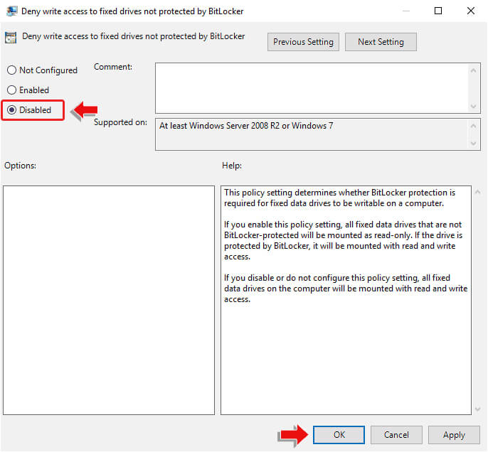 Turn Off Or Disable Bitlocker Encryption