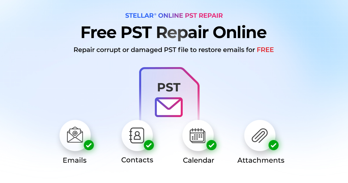 Free PST Repair Online to Fix Corrupt Outlook PST File